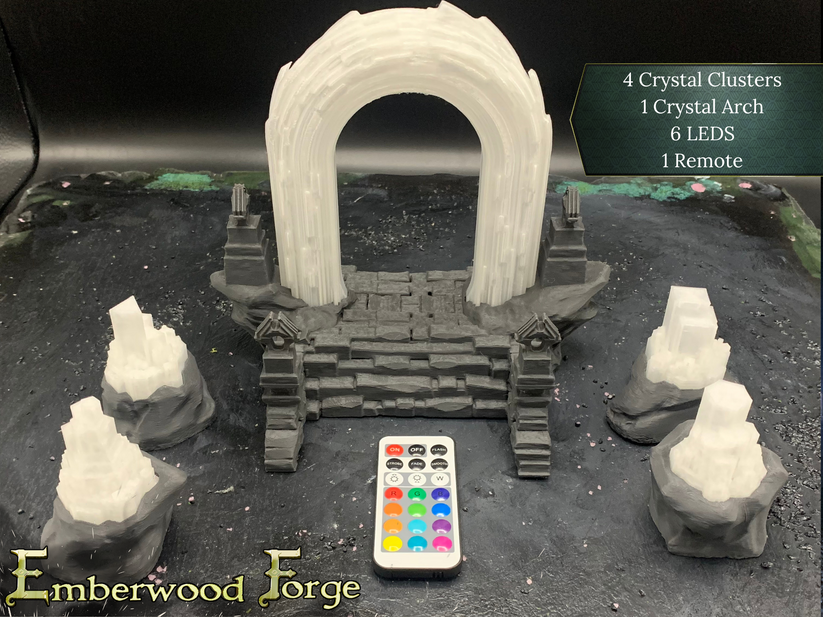 Crystal Arch - TTRPG Terrain – Emberwood Forge