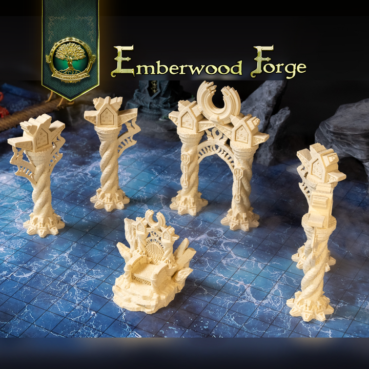 Emberwood Forge - Premium Gaming Terrain