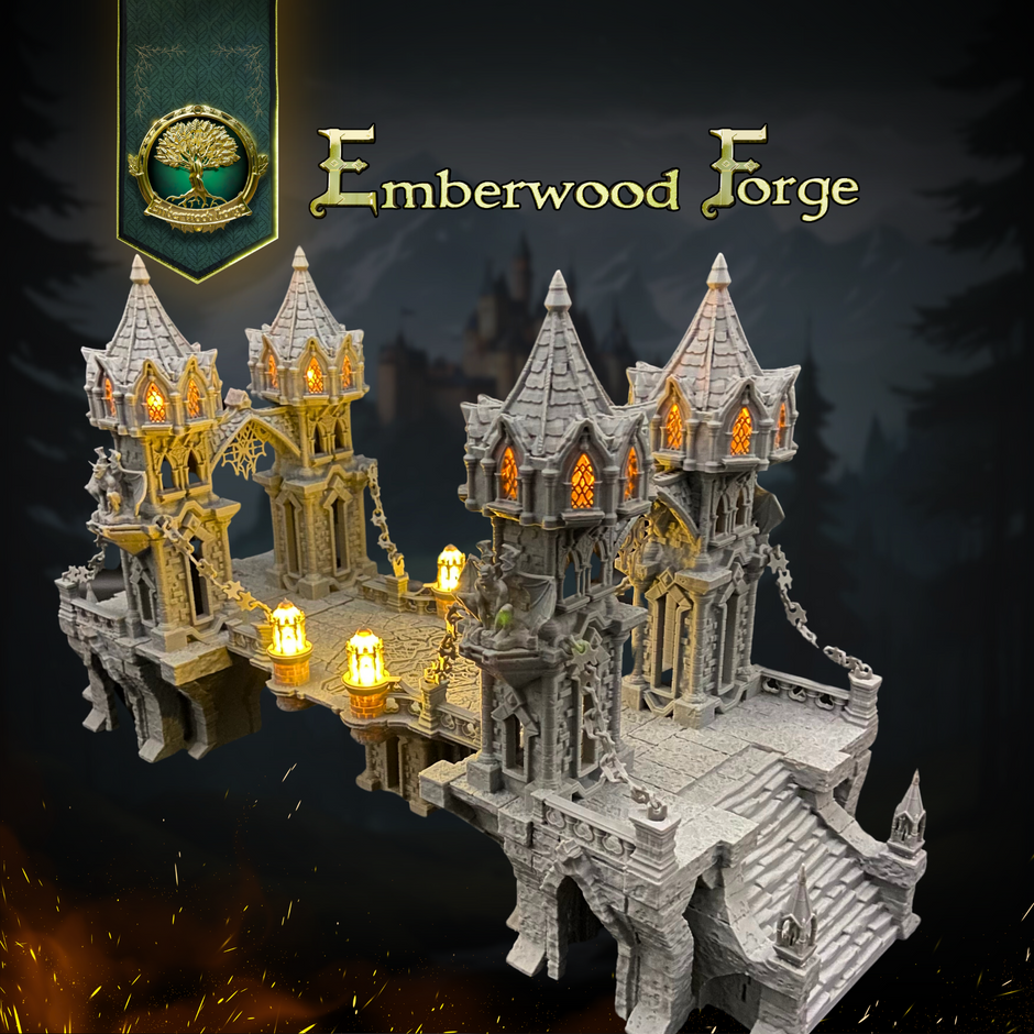 Emberwood Forge - Premium Gaming Terrain
